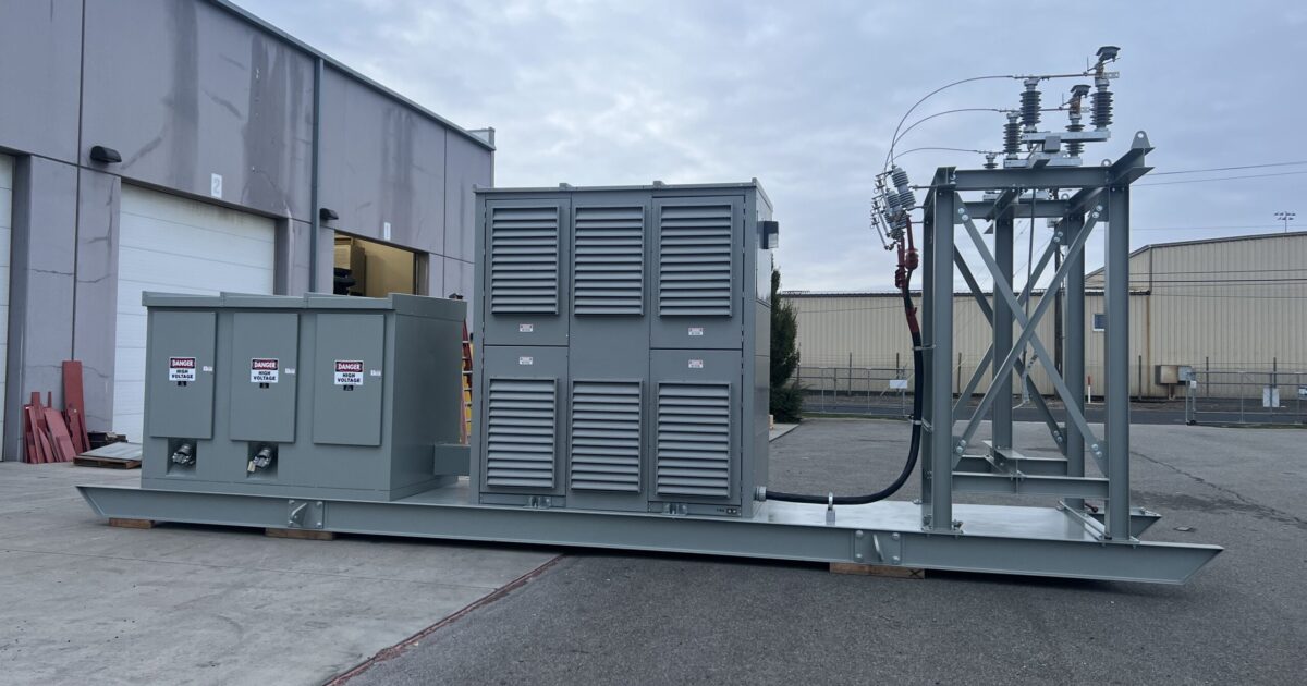 New 34500V- 4160Y/2400V Skid Mounted Substation – Atlas Electric